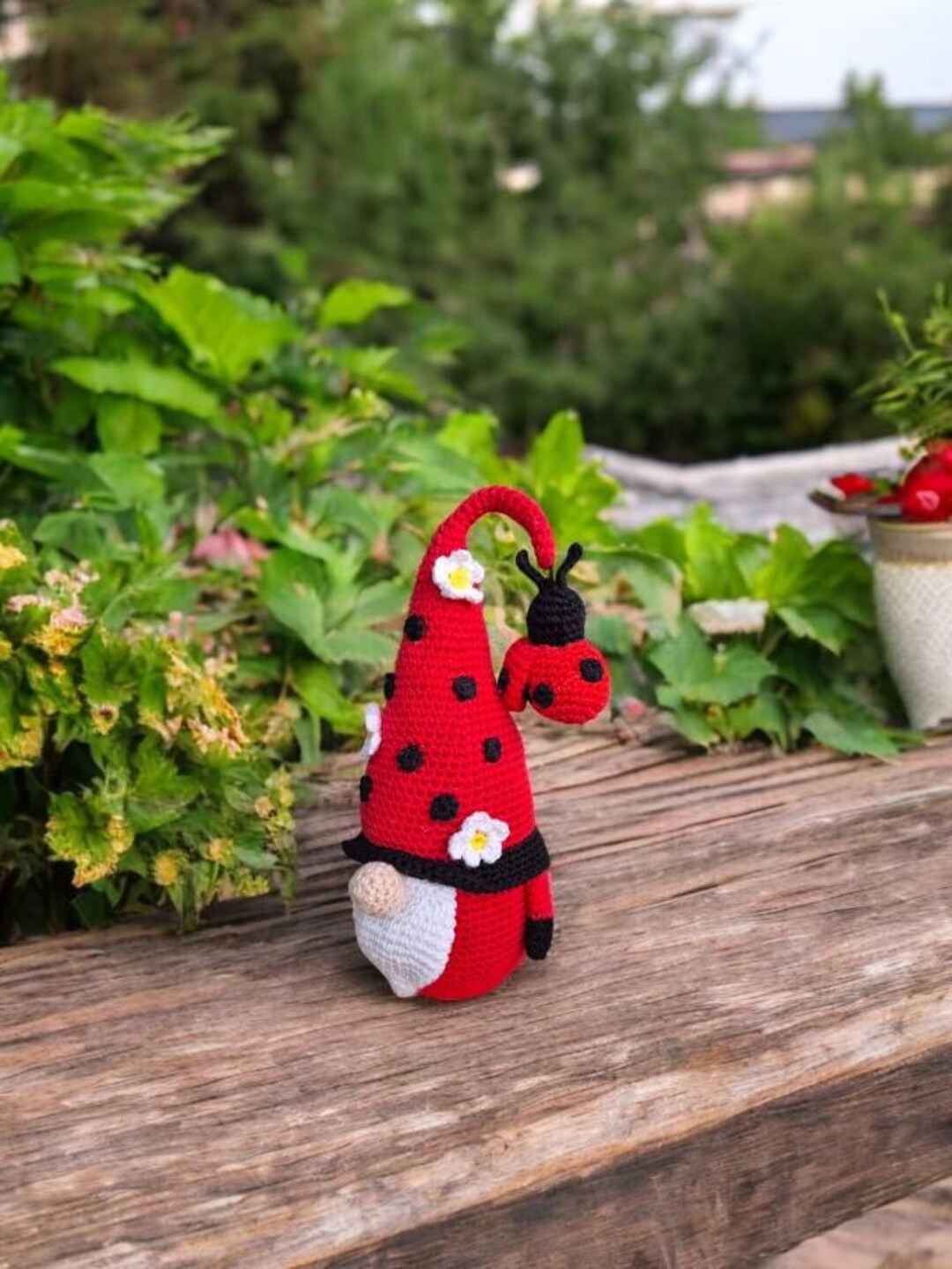 Gnome, Ladybug, Soft Toy, Gift, Child, Plush, Toy, Decor - Etsy