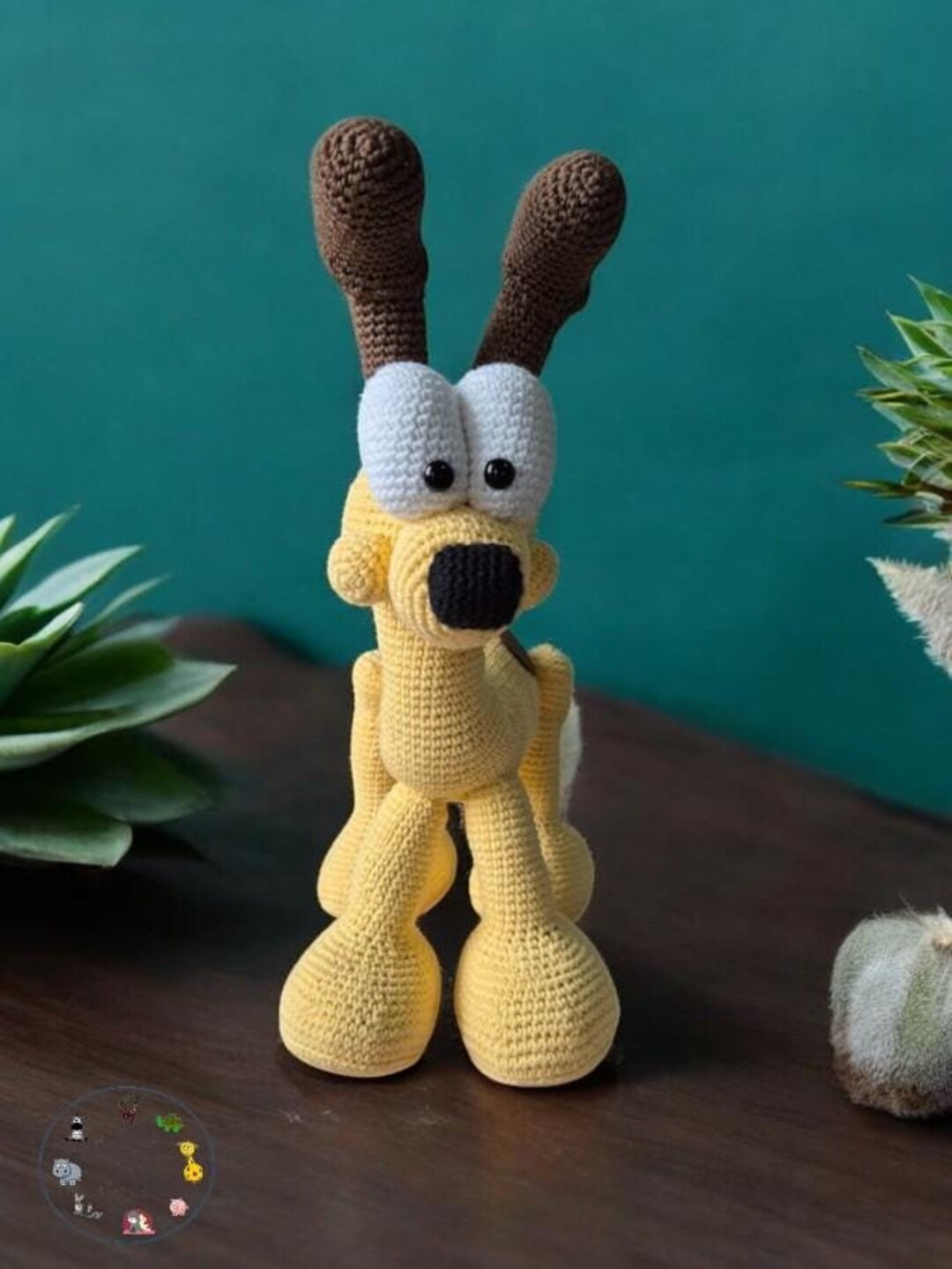 Odie, Dog, Amigurumi, Plush Toy, Child's Comforter - Etsy UK