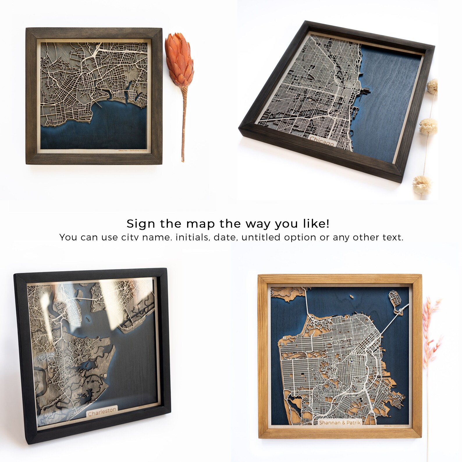 New York Wall Art | Wood Map | Custom City Map - Etsy