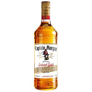 New Captain Morgan Custom Label 700ml or 750ml, Spiced Gold, Dark Rum ...