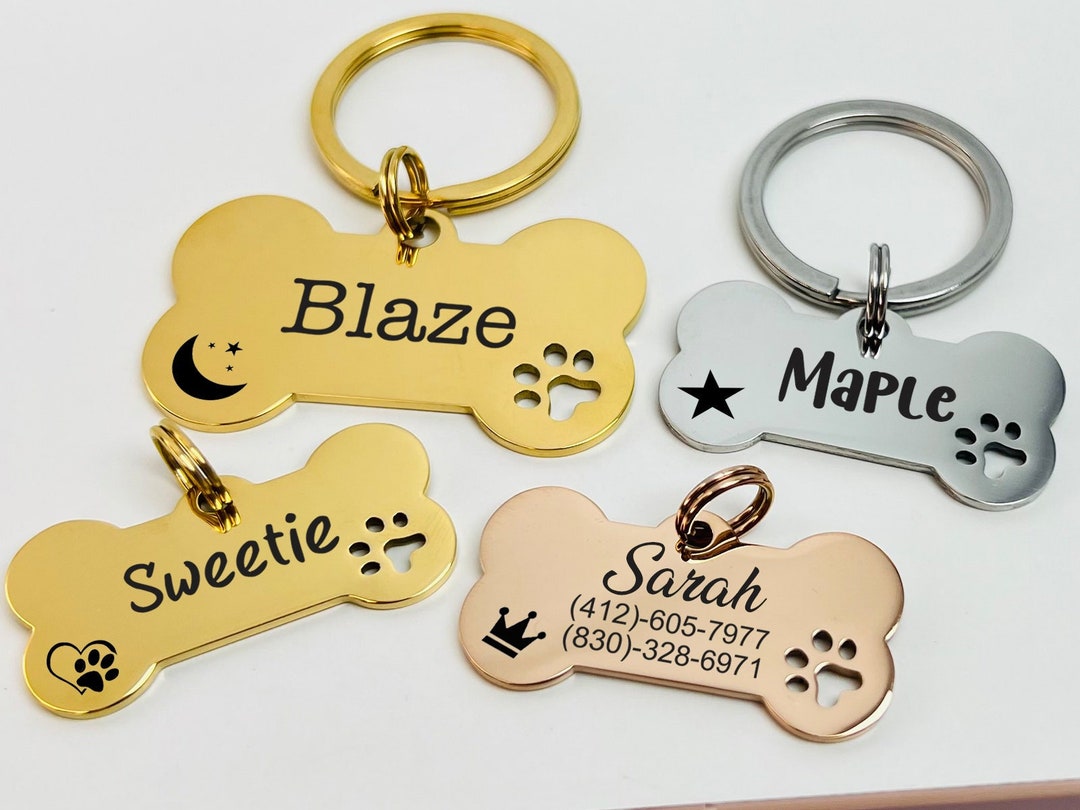 Pet Dog Tag Custom Dog Tag Pet Dog ID Tag Puppy Tag - Etsy Australia