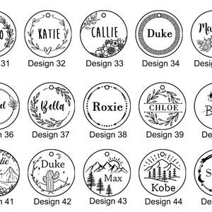 Personalized Dog and Cat Name Tag, Dog Tag Engraved for Pets, Keep Safe ...