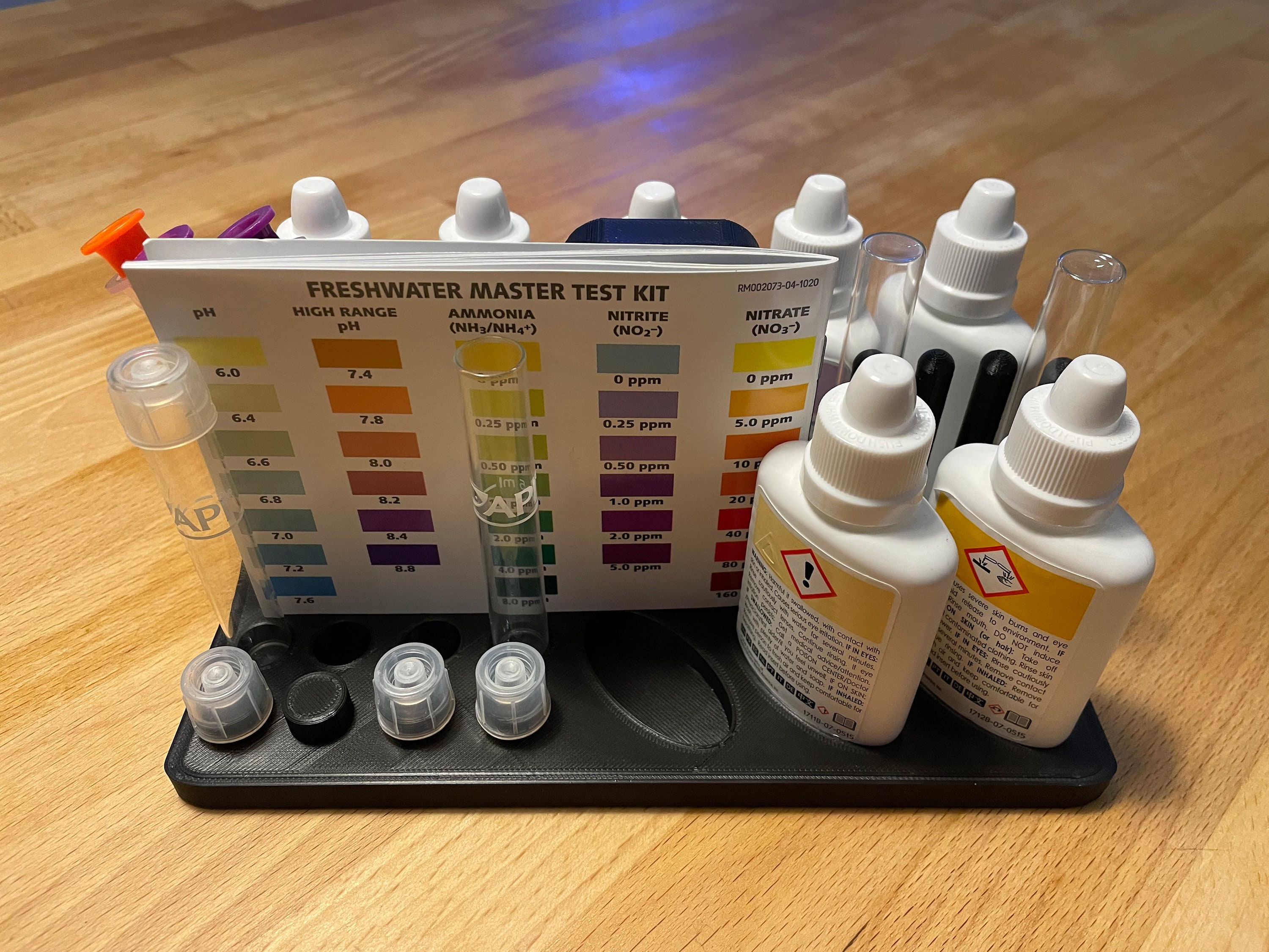 API Aquarium Test Kit Tube Carry Holder and Drying Rack - Etsy