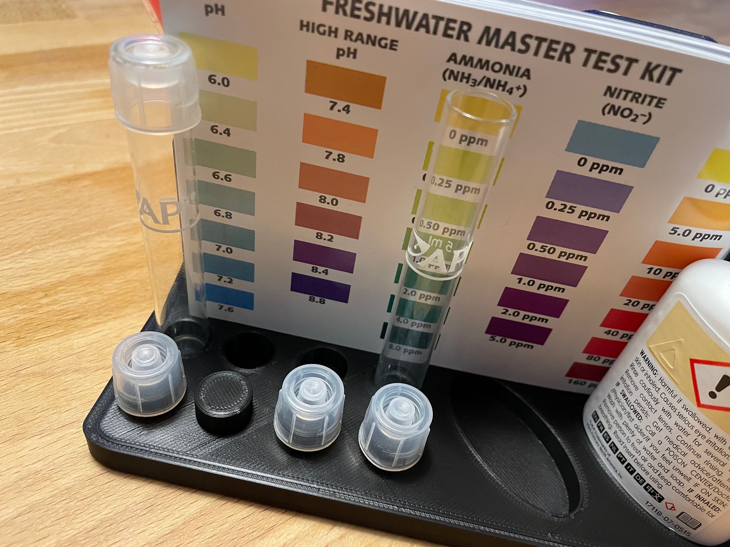 API Aquarium Test Kit Tube Carry Holder and Drying Rack - Etsy