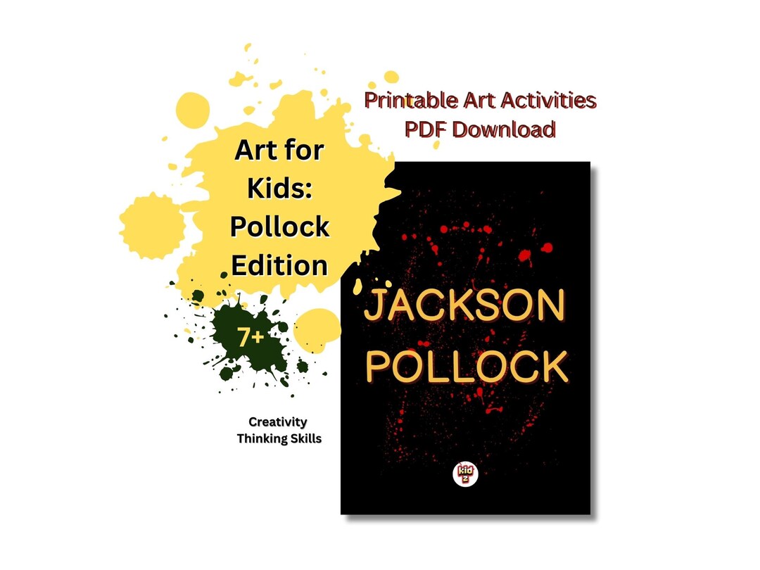 Jackson Pollock Art Activity for Kids | Artist-inspired Art Education ...