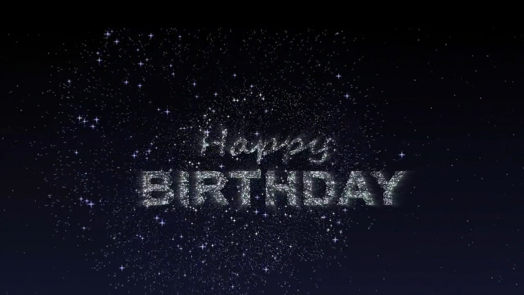 Happy Birthday Virtual Card - Etsy