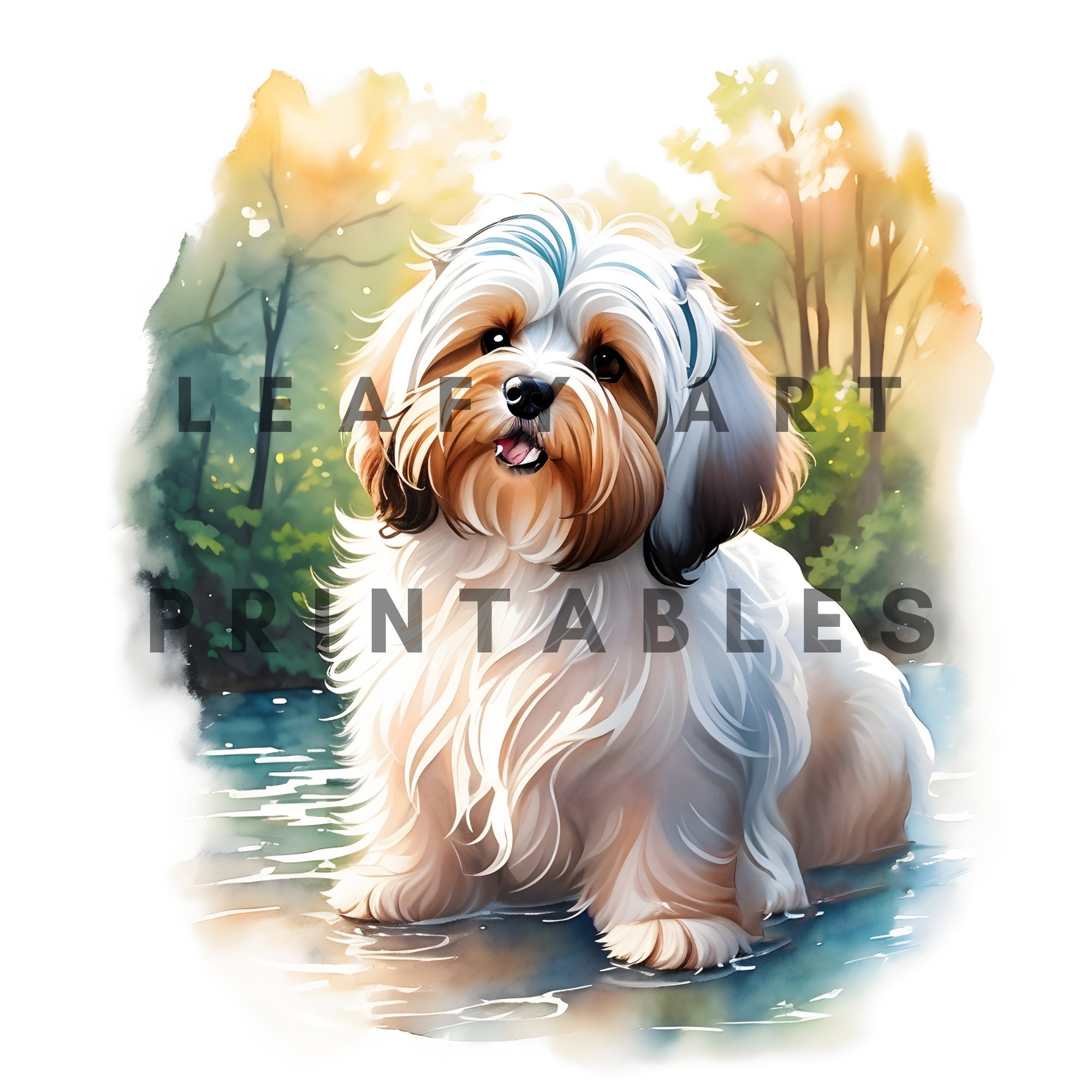 Havanese Dog Clipart Pack - 10 High Quality Jpgs Commercial License ...