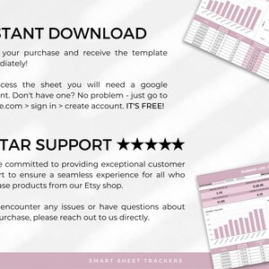 SIMPLE Digital Running Log Template for Google Sheets - Pink, Running ...
