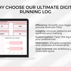 ULTIMATE Digital Running Log Spreadsheet Template for Google Sheets ...