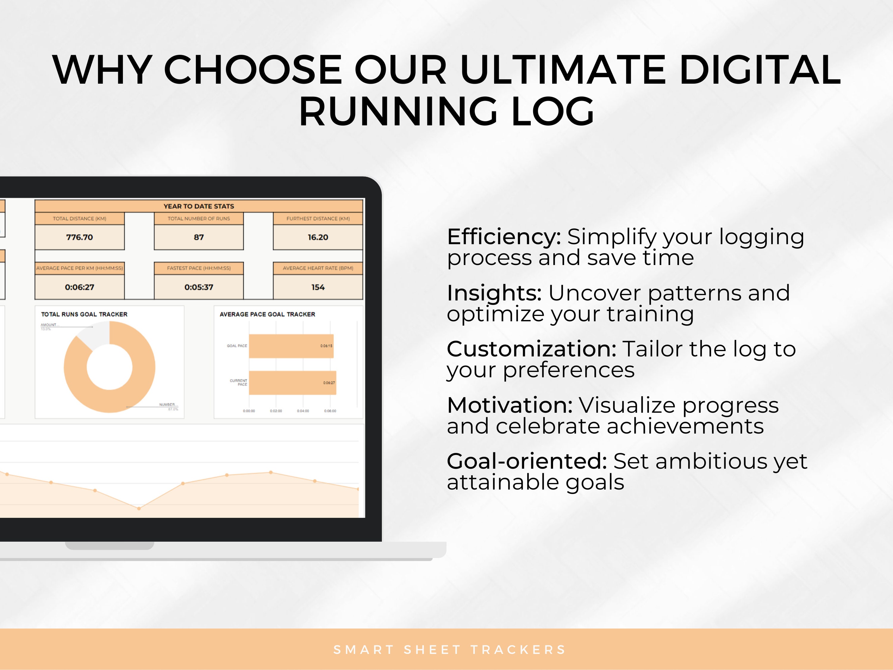 ULTIMATE Digital Running Log Spreadsheet Template for Google Sheets ...