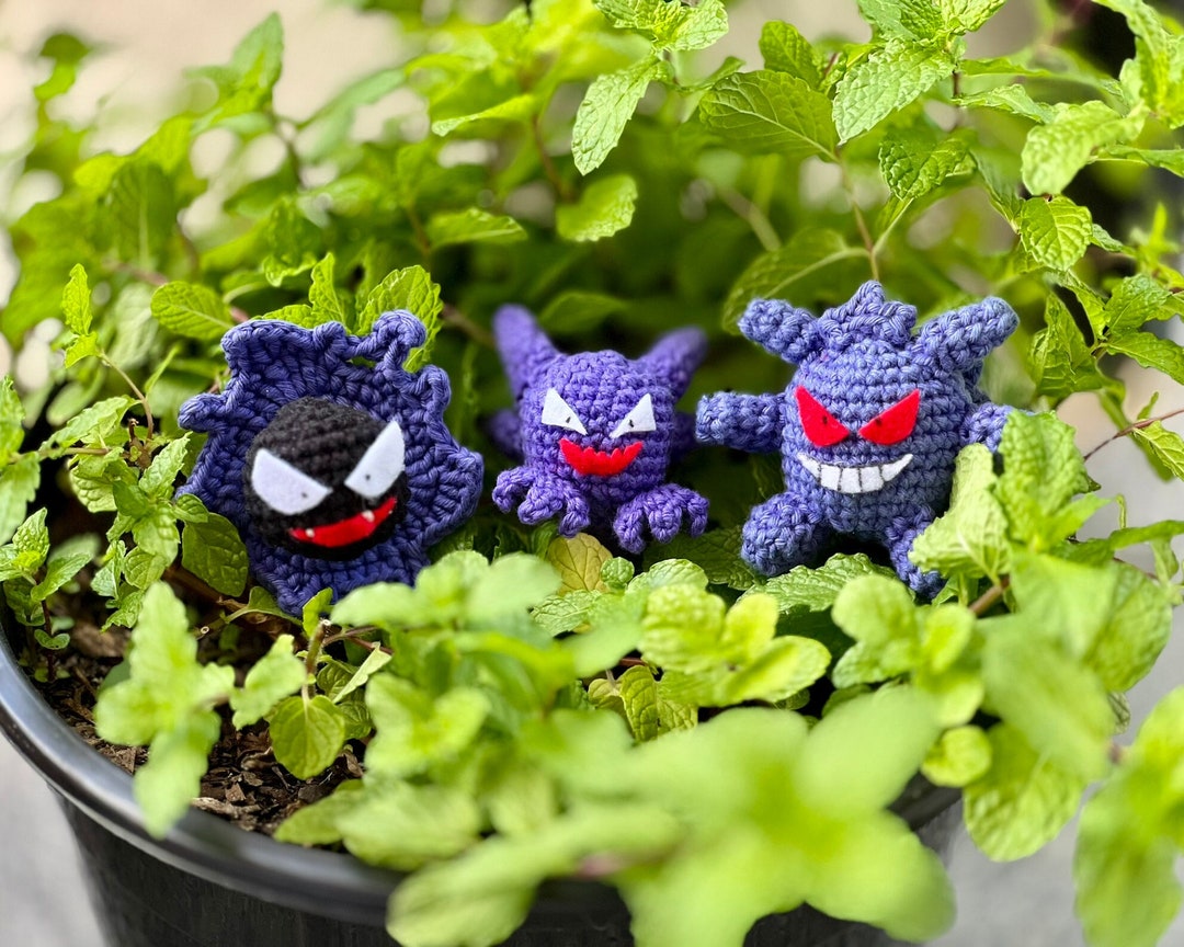 GASLTY HAUNTER GENGAR Amigurumi Patterns Evolutions Bundle - Etsy