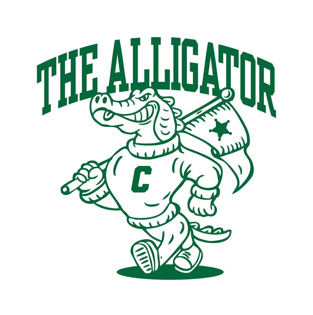 The Alligator Team, Alligator Mascot With Flag, Layered Cricut Design ...