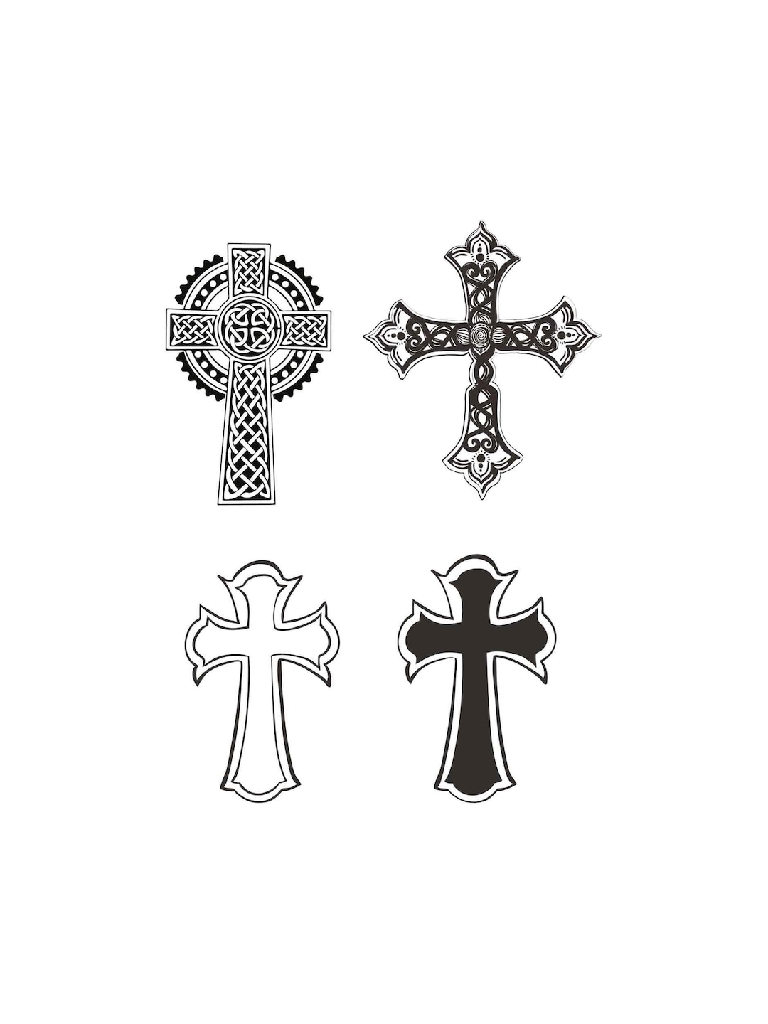 Cross Bundle, Cricut Design Space Cut File SVG PNG JPEG Ai Eps - Etsy