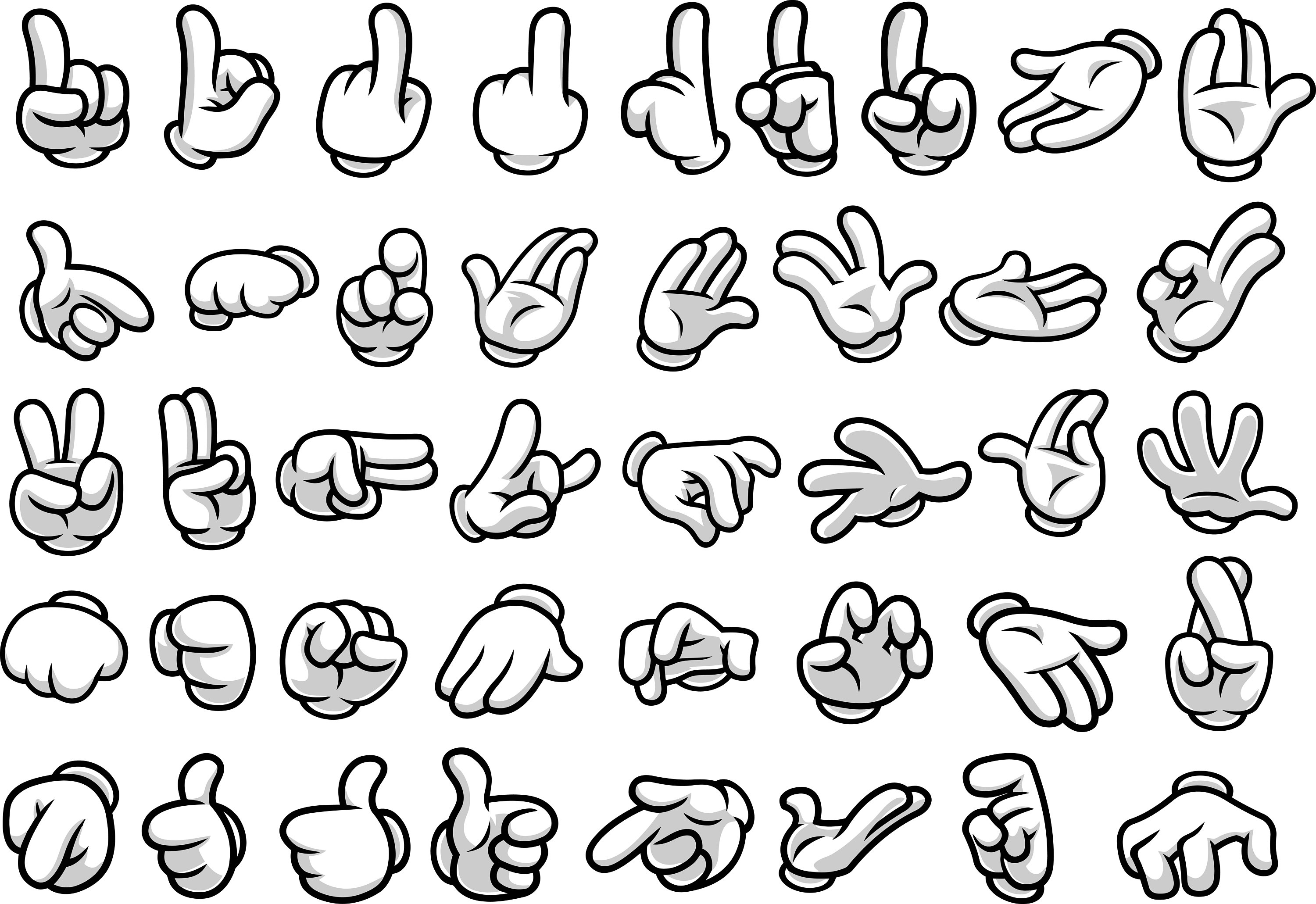Mickey Mouse Hand Signs