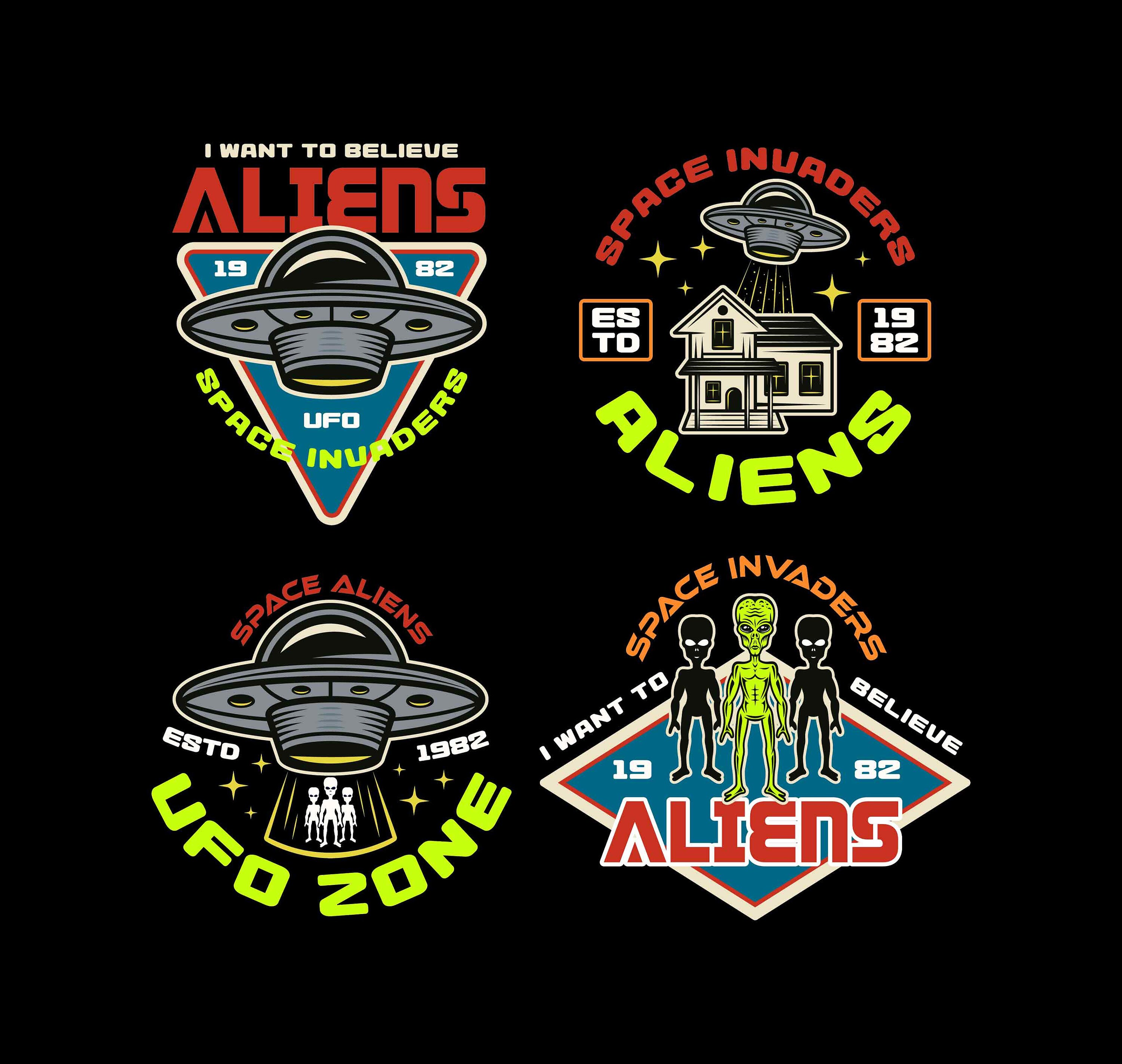 Space Invaders Alien Vector