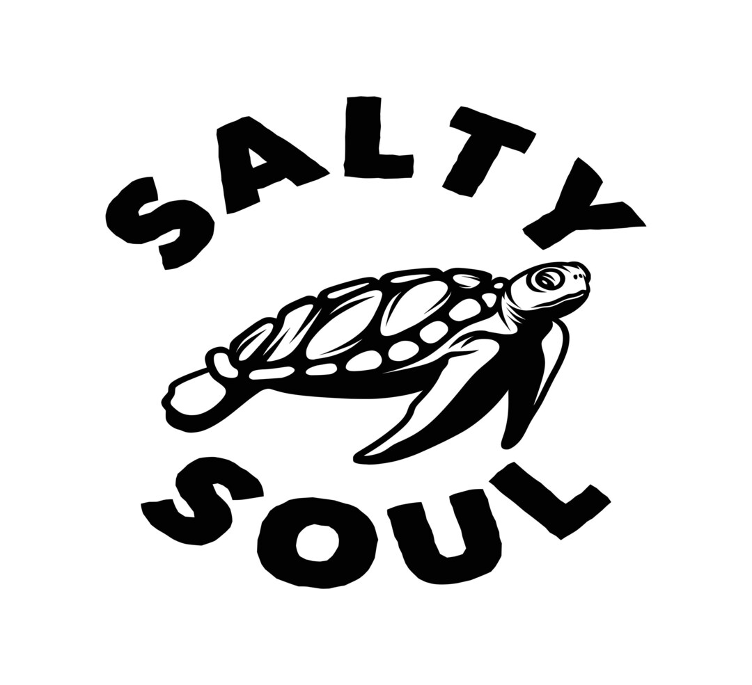 Salty Soul, Floating in the Sea, Turtle Design, Cricut Design Cut Files ...