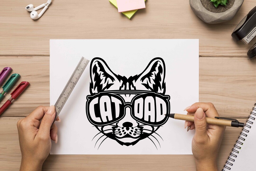 Cat Dad, Meowster Dad: A Cat-themed Design for Proud Cat Dads ...