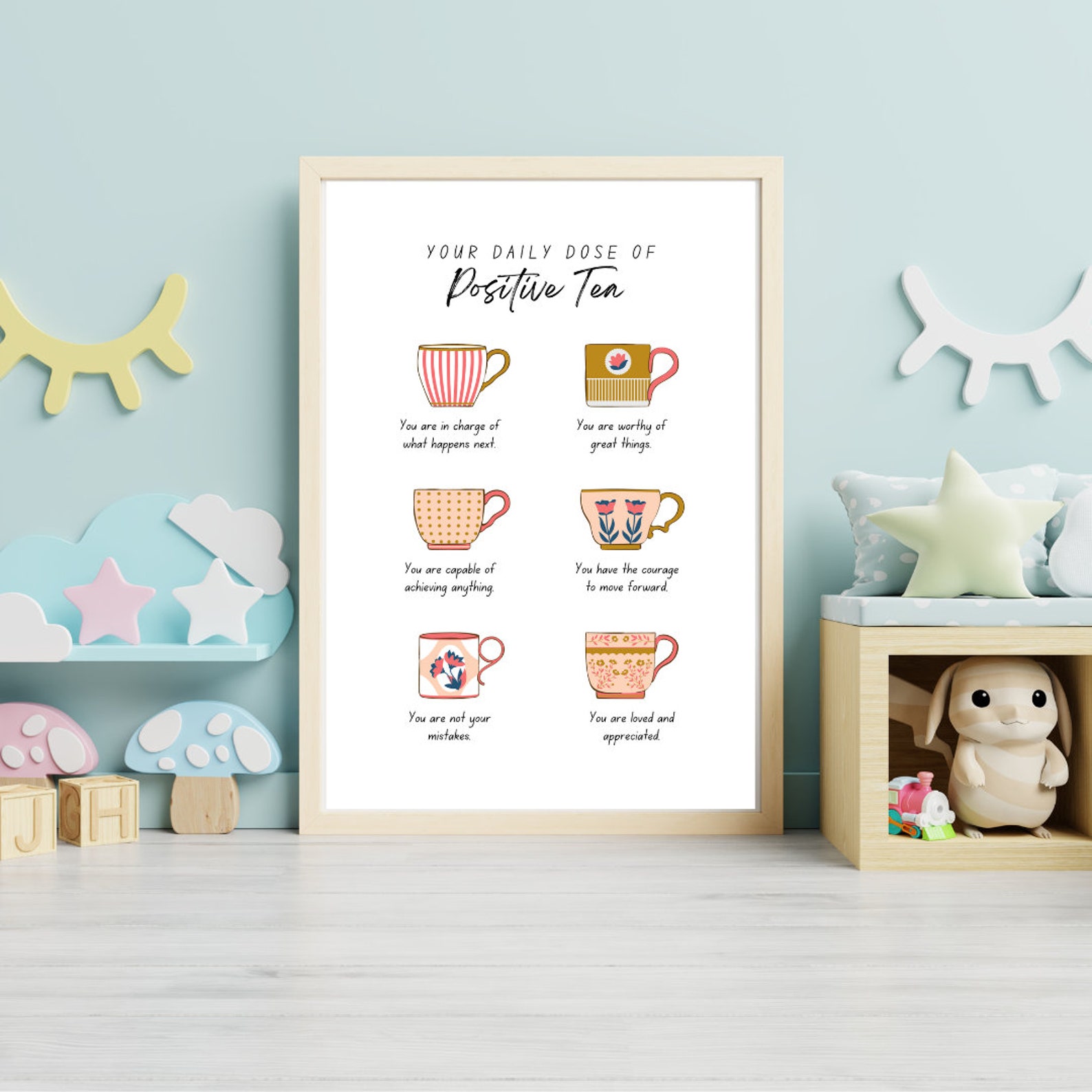 Affirmations for Kids, Classroom Posters, Therapy Office Decor ...