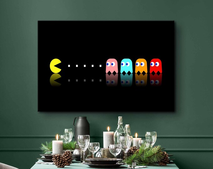 Pac Man 11x17 Poster - Etsy