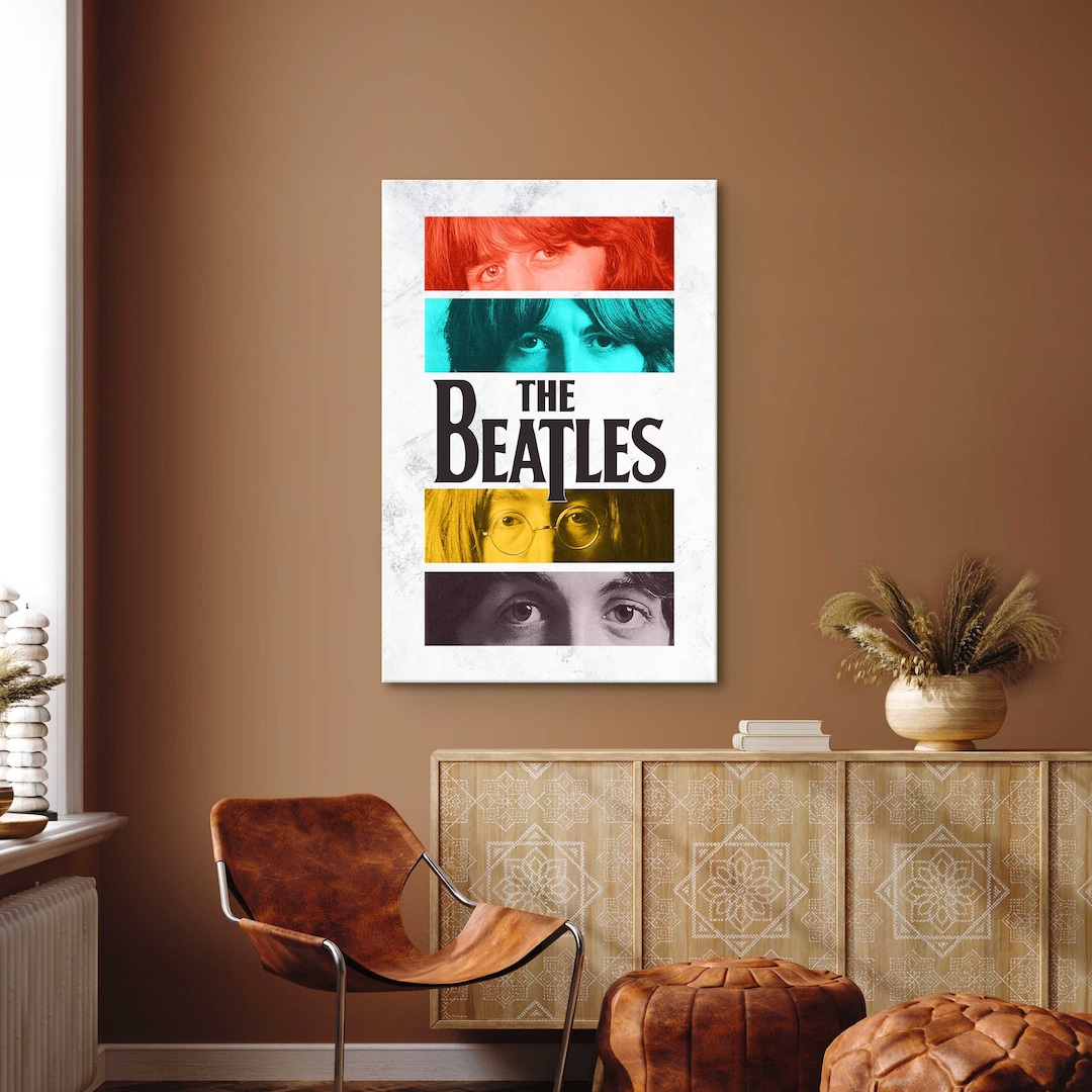 The Beatles Canvas the Beatles Album Poster the Beatles - Etsy