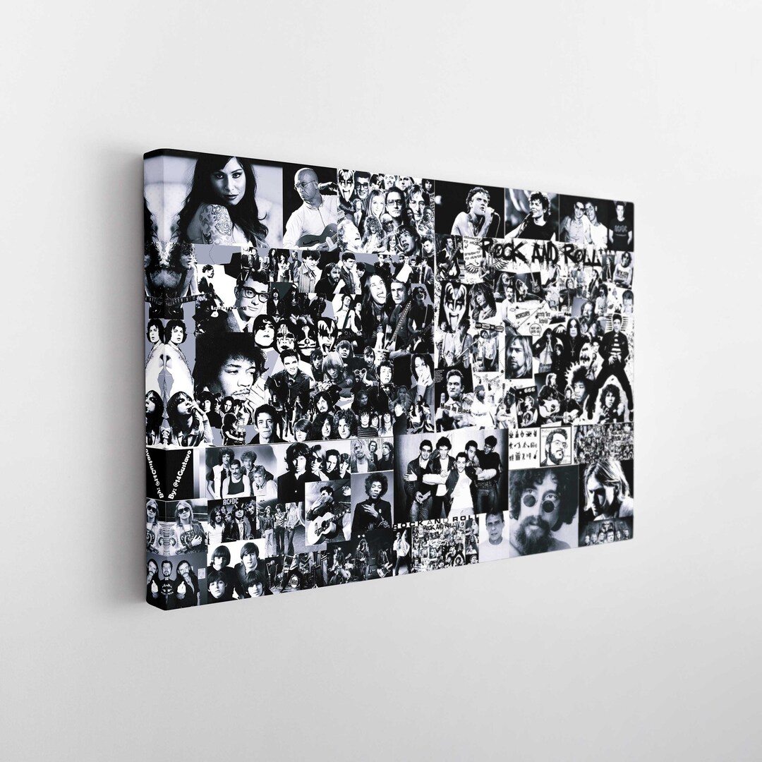 Best Rockstar Concert Cover Canvas, Album Cover Poster, Retro Rock ...