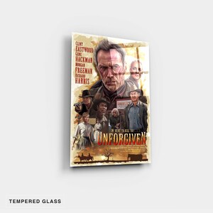 Unforgiven Movie Canvas, Unforgiven 1992 Movie Poster, Unforgiven Movie ...