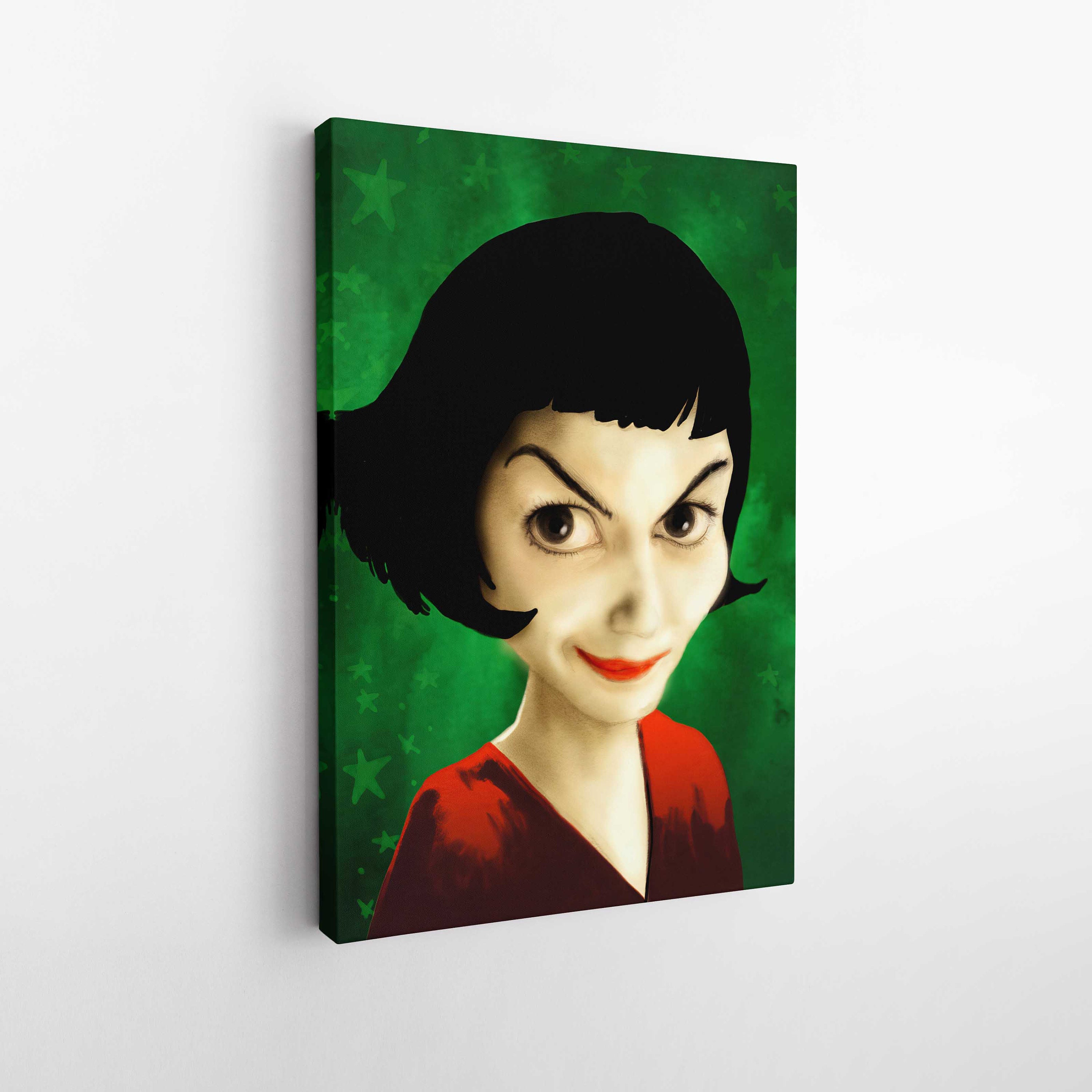 Amelie Movie Poster, Amelie Movie Print, Amelie Portrait Canvas, Amelie ...