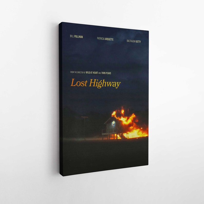 Lost Highway Movie Poster, Lost Highway Canvas Wall Art, Lost Highway ...