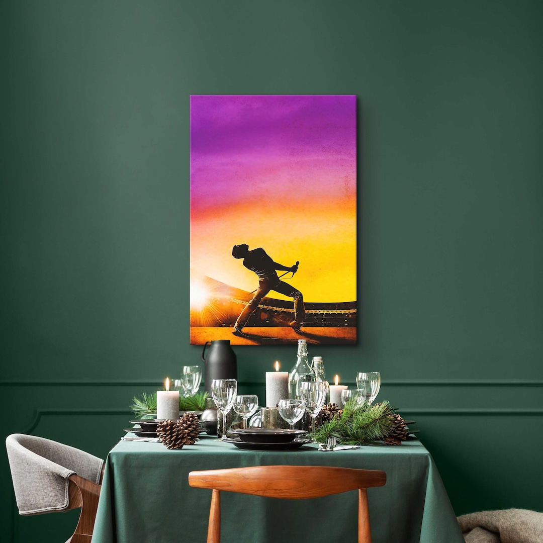 Live Aid Poster, Freddie Mercury Print, the Queen Canvas, the Queen ...