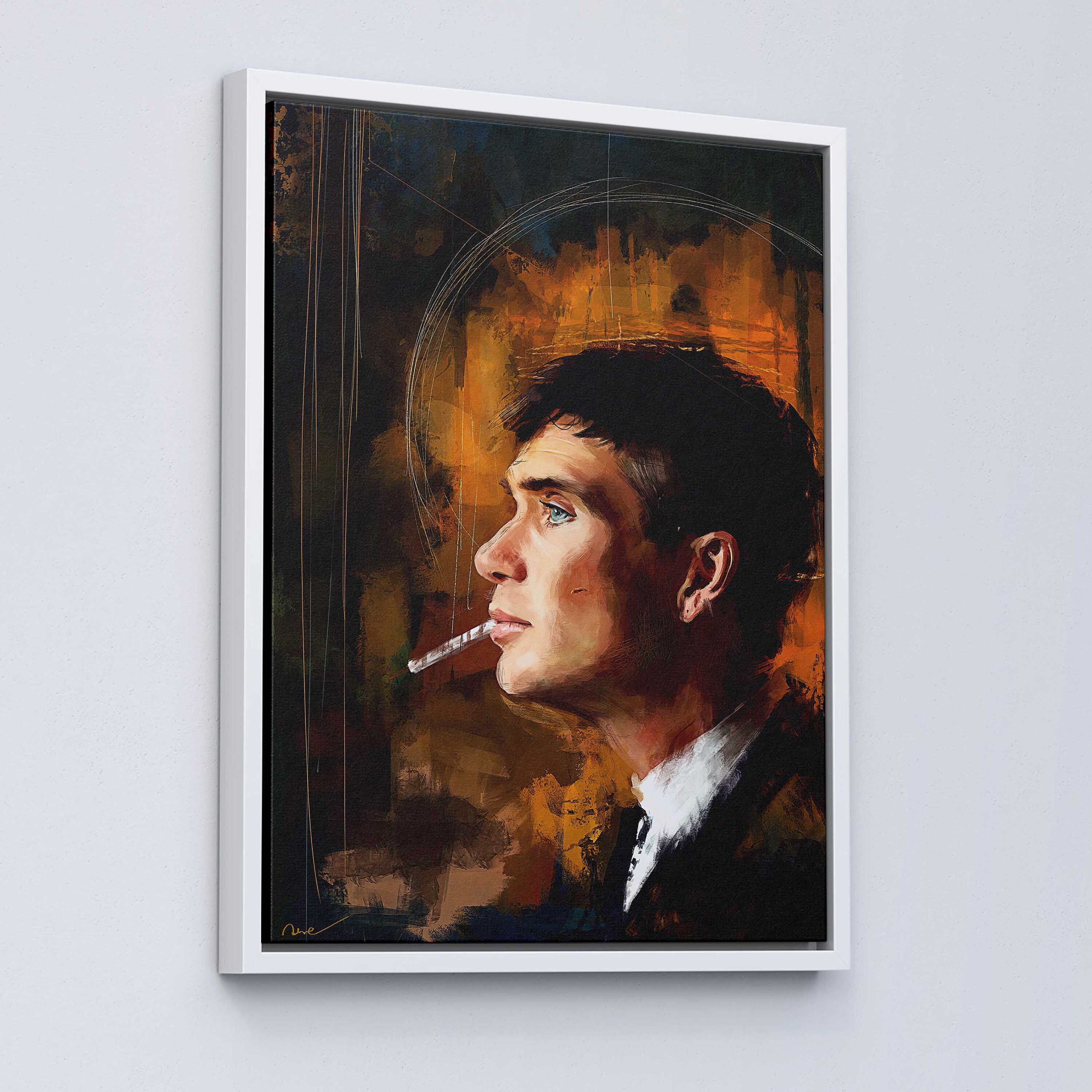 Thomas Shelby Poster, Peaky Blinders Poster, Thomas Shelby Smoke Print ...