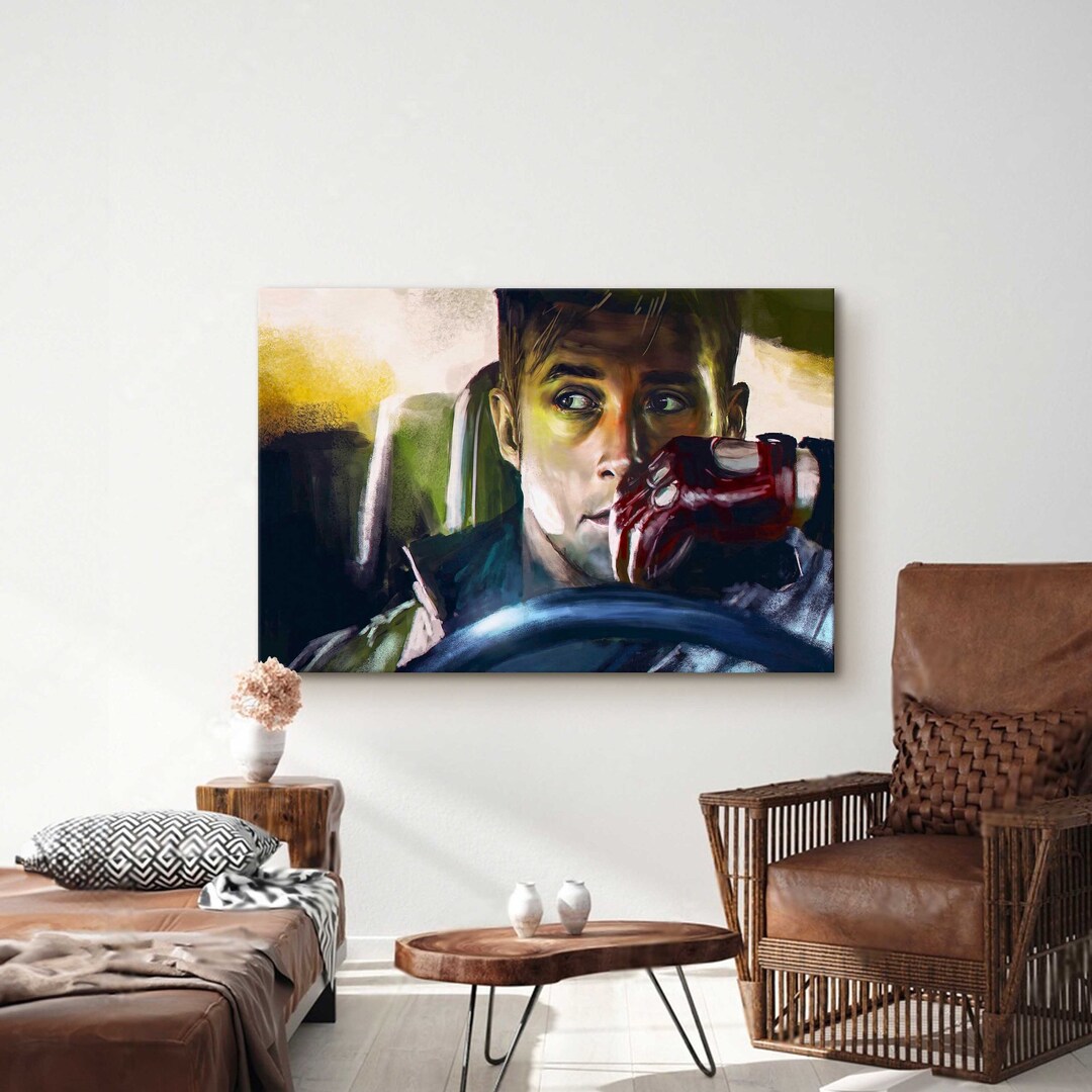 Drive Poster, Drive Movie Print, Drive 2011 Canvas, Ryan Gosling Print ...