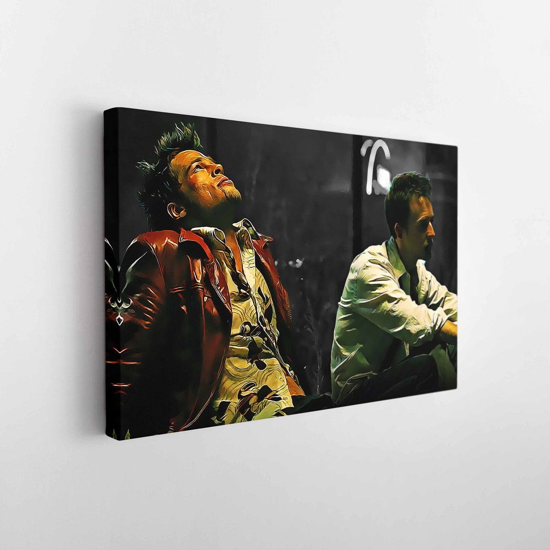 Fight Clup Poster, Fight Clup Canvas, Tyler Durden Poster, Fight Clup ...