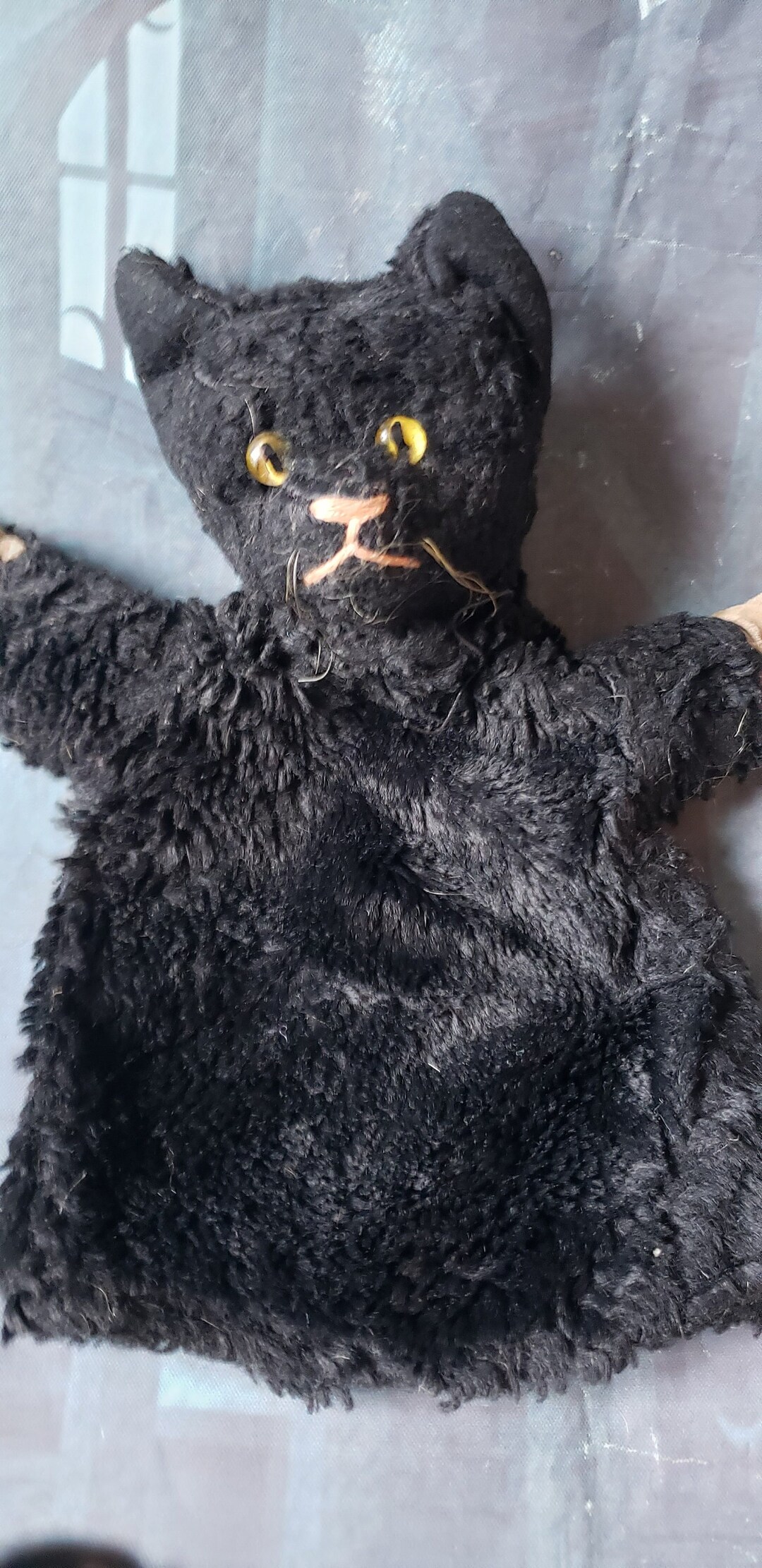 1930's to 1950's Vintage Creepy Cat Puppet Probably by Farnell - Etsy UK