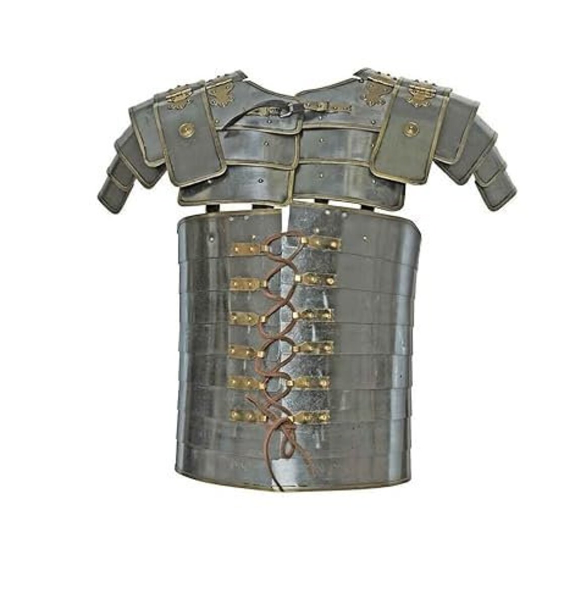 Roman Legionnaire Costume Metal Cuirass Roman Empire Replica Brass ...