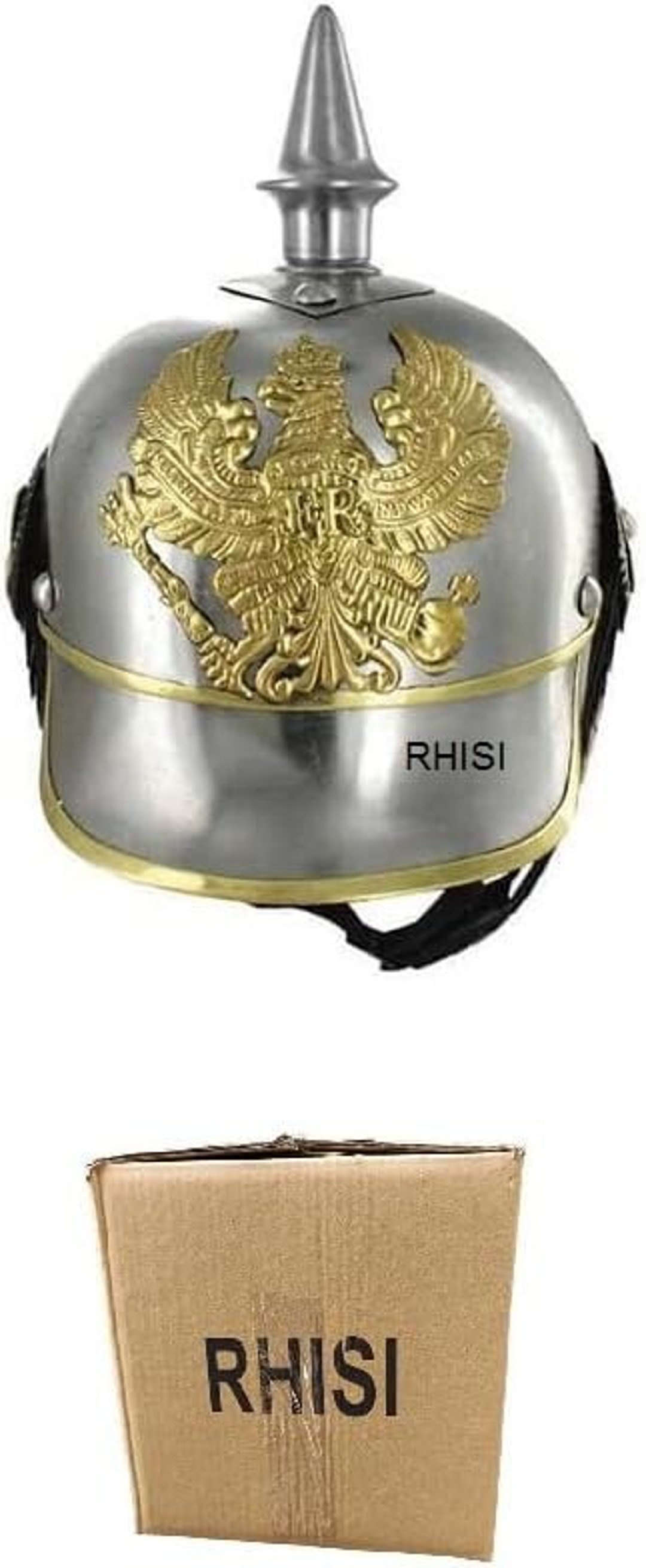 Authentic German Pickelhaube Helmet Replica. Handcrafted Steel With ...