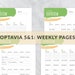 Optavia 5 and 1 Journal Pages, Optavia 5 and 1 Planner, Weight-loss ...