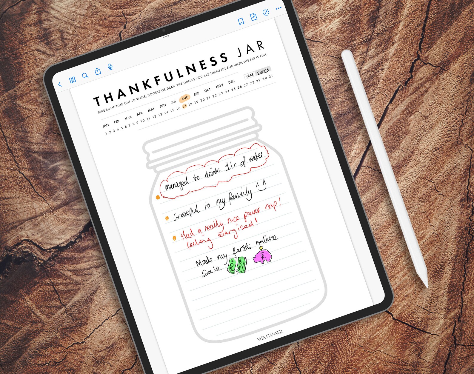Thankfulness Jar, Gratitude Jar, A4/A5 DIGITAL + PRINTABLE, Gratitude ...