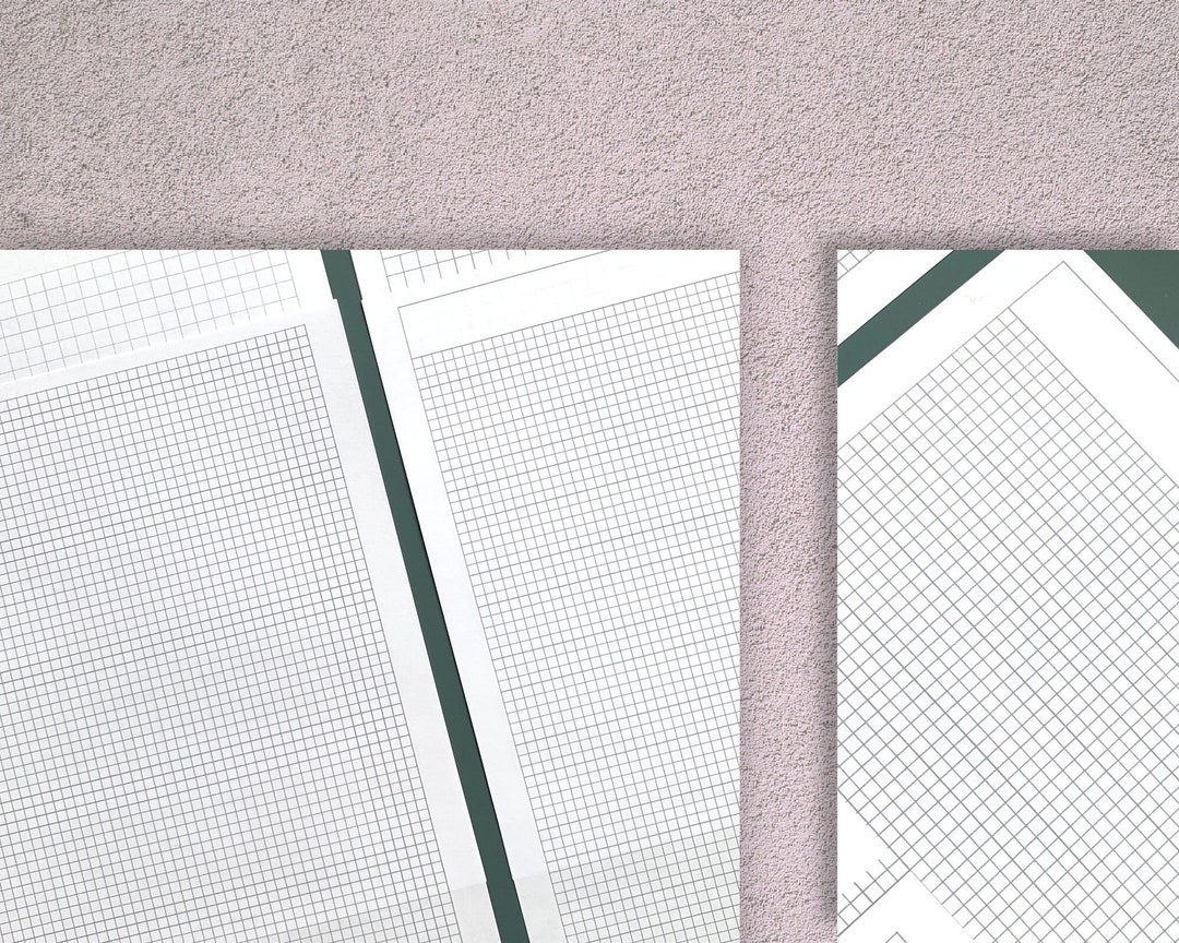 Grid Paper Size A5 3mm Printable Insert Grid Paper - Etsy