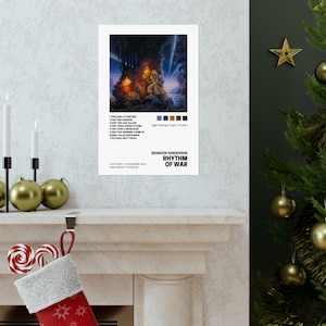 Stormlight Archives Poster Rhythm of War Vintage Poster / Cosmere ...