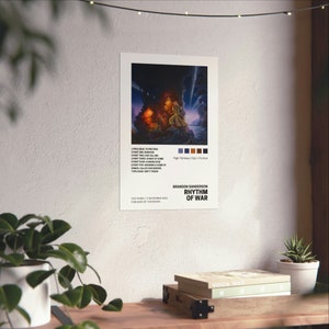 Stormlight Archives Poster Rhythm of War Vintage Poster / Cosmere ...