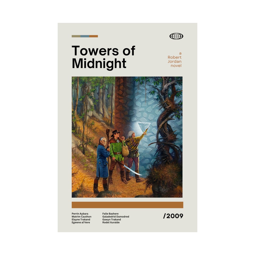 Wheel of Time Poster Towers of Midnight / Home Office Room Dorm Decor ...