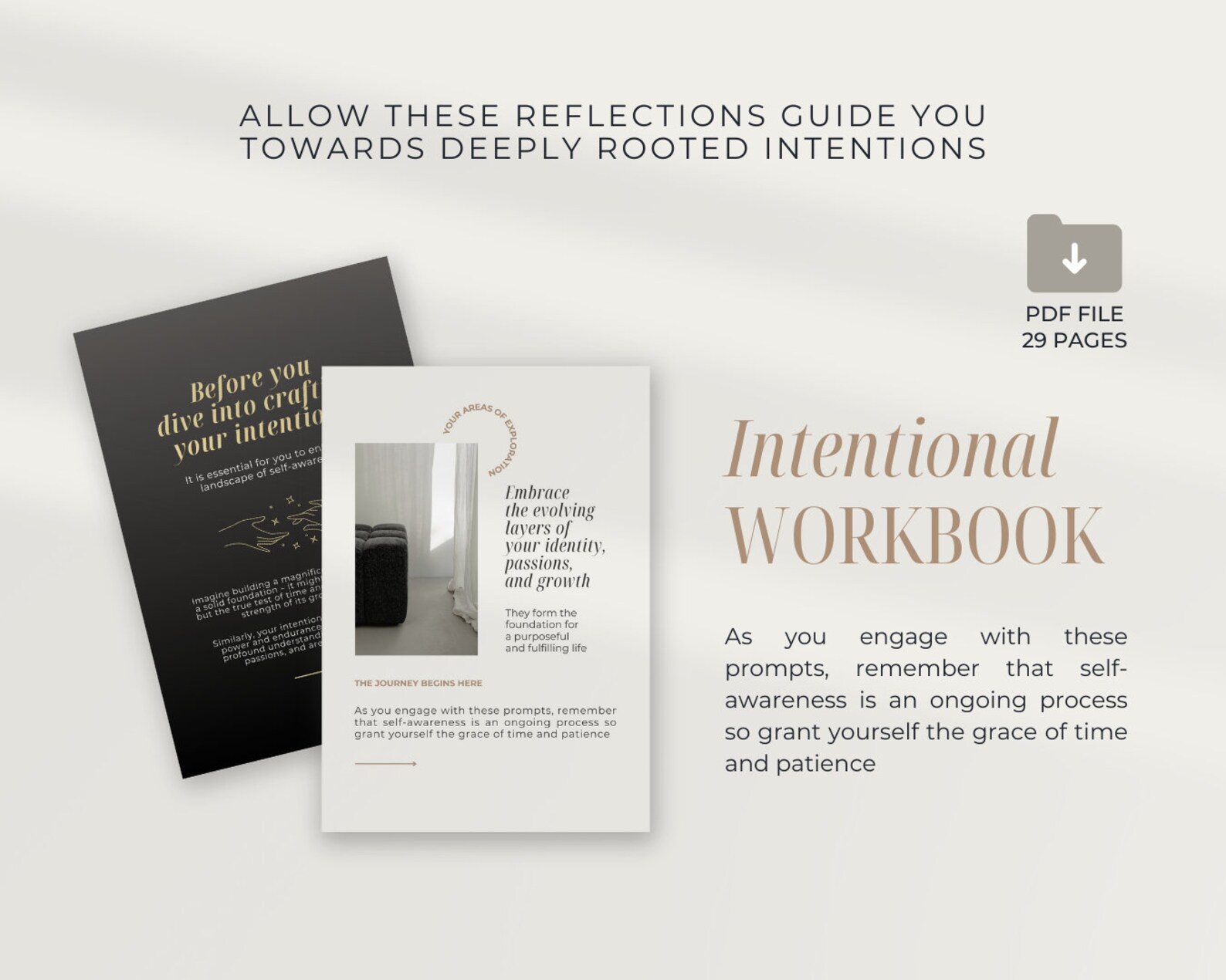 Self-awareness Exploration Workbook, Self-development Journal With ...