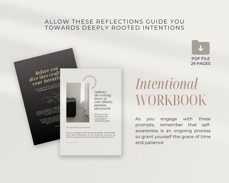 Self-awareness Exploration Workbook, Self-development Journal With ...