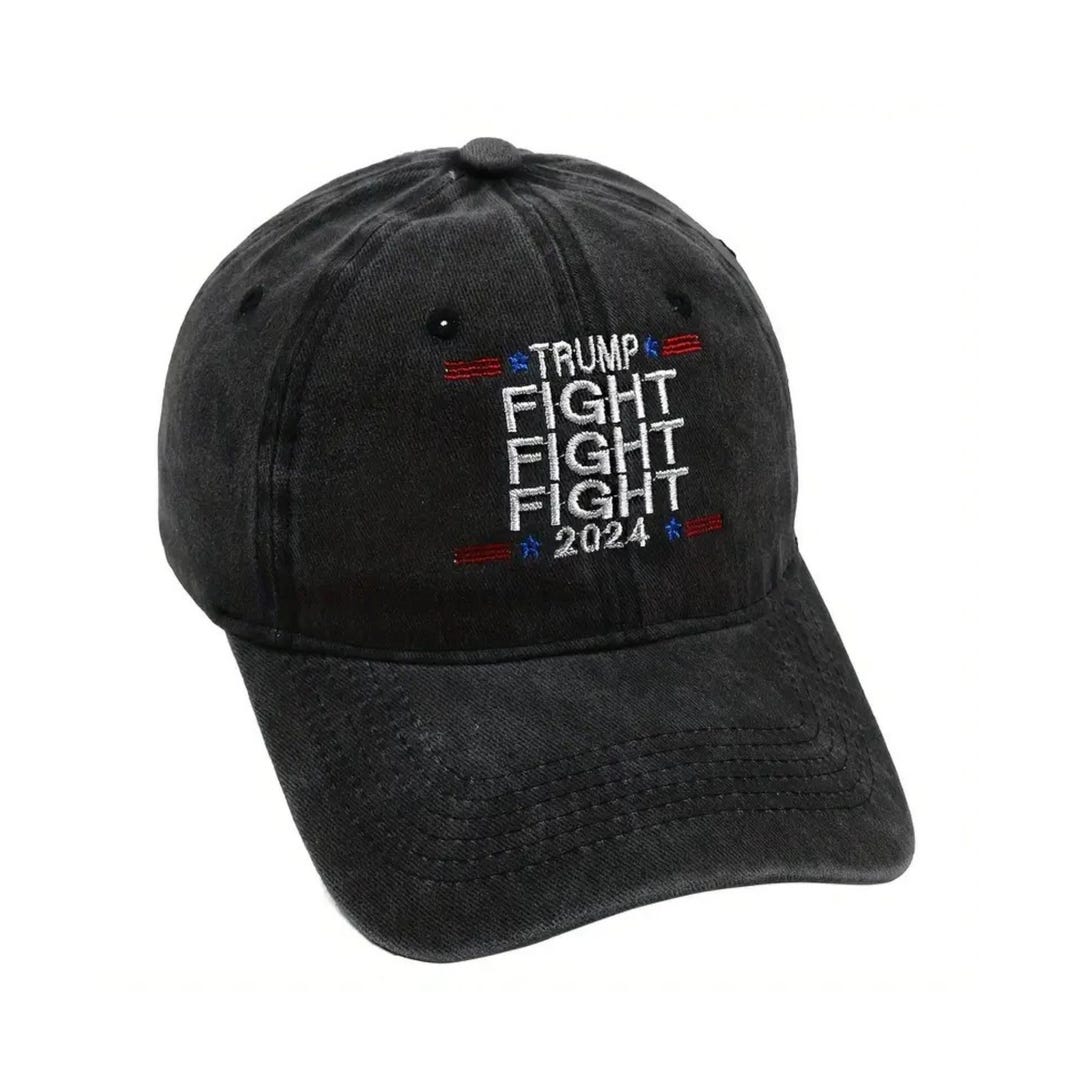 Black Trump 2024 Fight Hat President Donald Trump Make America Great ...