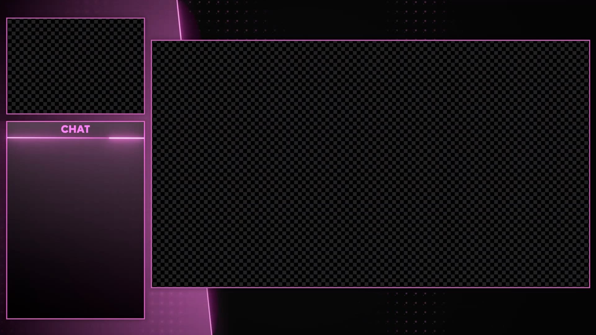 Pink Theme for Twitch, OBS, Pink, Dark, Black, Minimal, Screen, Overlay ...