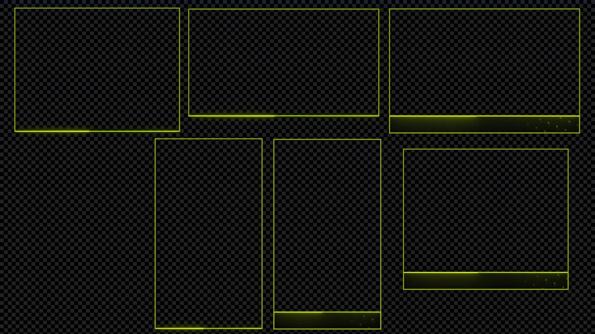 Blue Green and Dark Theme for Twitch, OBS, Black, Minimal, Screen ...