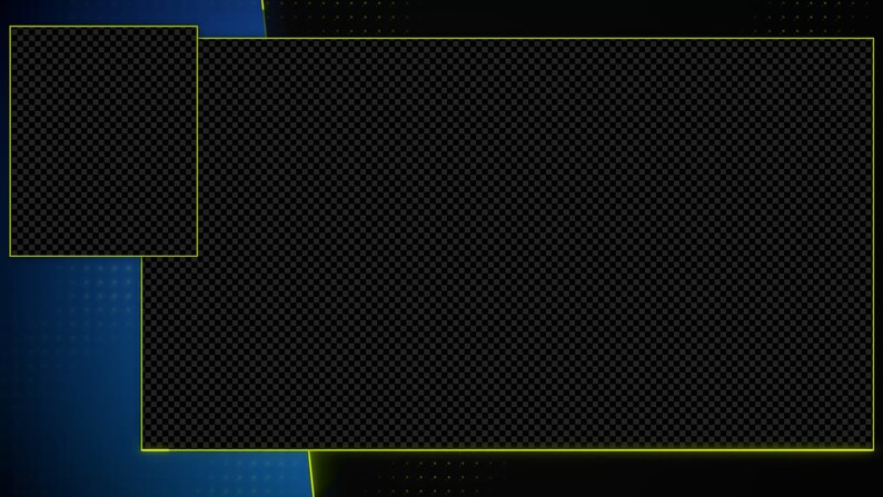 Blue Green and Dark Theme for Twitch, OBS, Black, Minimal, Screen ...