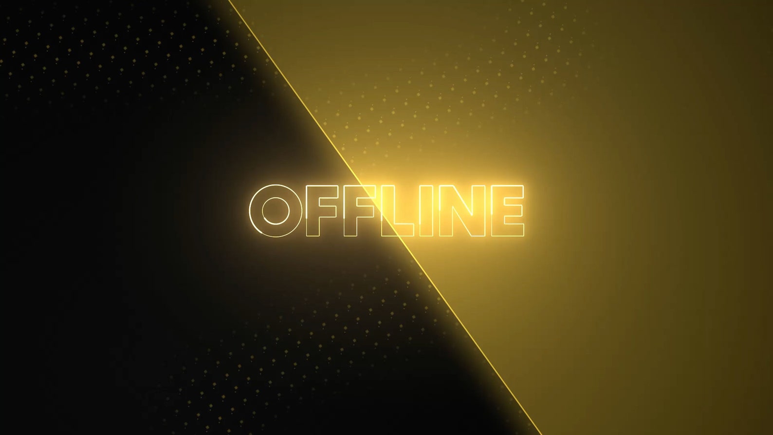 Gold and Dark Theme for Twitch, OBS, Golden, Black, Minimal, Screen ...