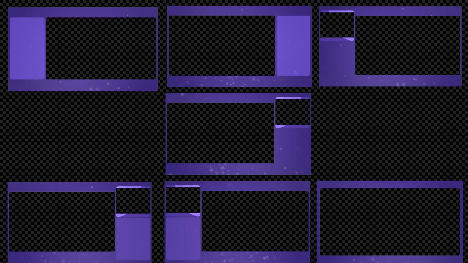 Purple Theme for Twitch, OBS, Cute, Pink, Minimal, Screen, Overlay ...