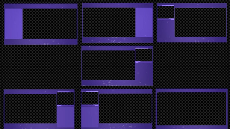 Purple Theme for Twitch, OBS, Cute, Pink, Minimal, Screen, Overlay ...